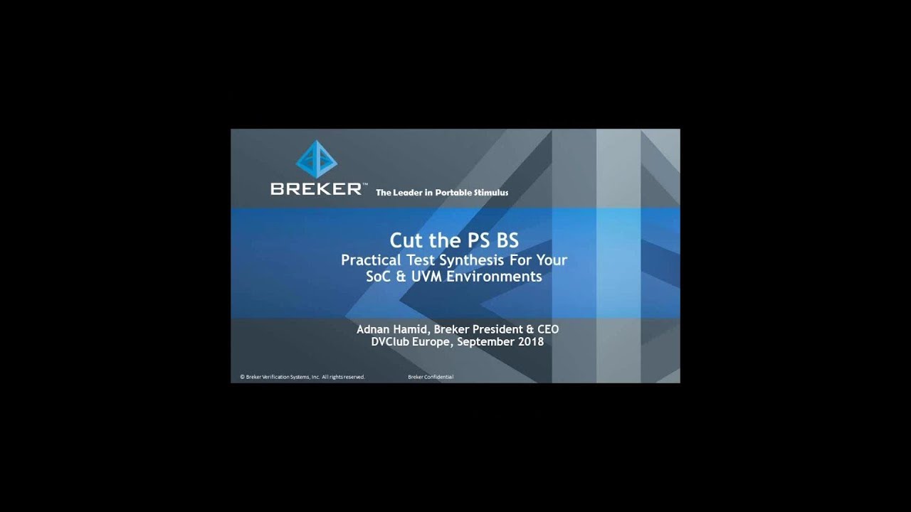 Portable Stimulus - Tessolve