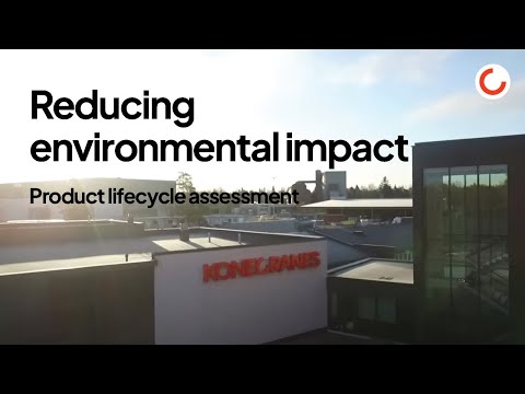 Sustainability at every stage of the crane’s lifecycle