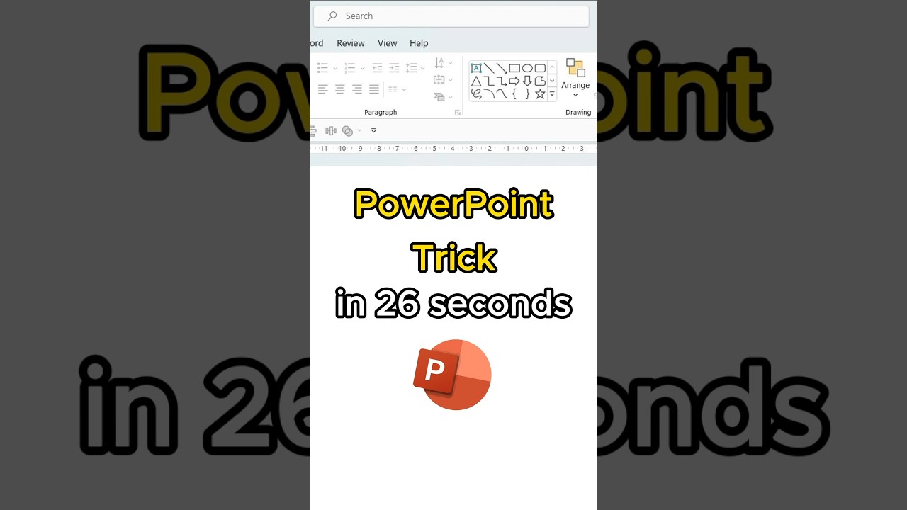 Videos inside Text in PowerPoint 🙌🏼 #powerpoint #tutorial #design #graphicdesign