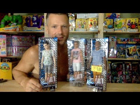 Completing the Barbie Ken Fashionistas Collection: Doll 16, 17, 18 Unboxing Review