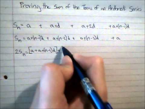 Proving the Sum of a Series