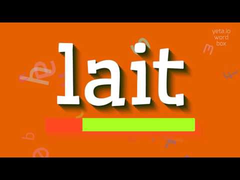 How to say "lait"! (High Quality Voices)
