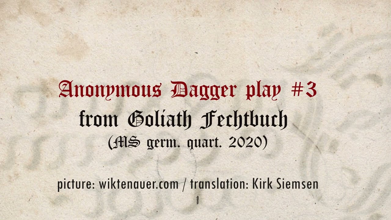 Goliath Dagger No.3