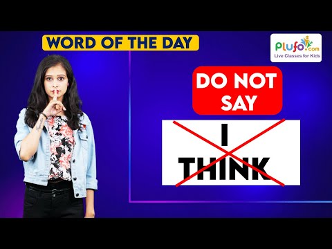 I Think - Word of the Day || Synonyms and Antonyms || English Vocabulary
