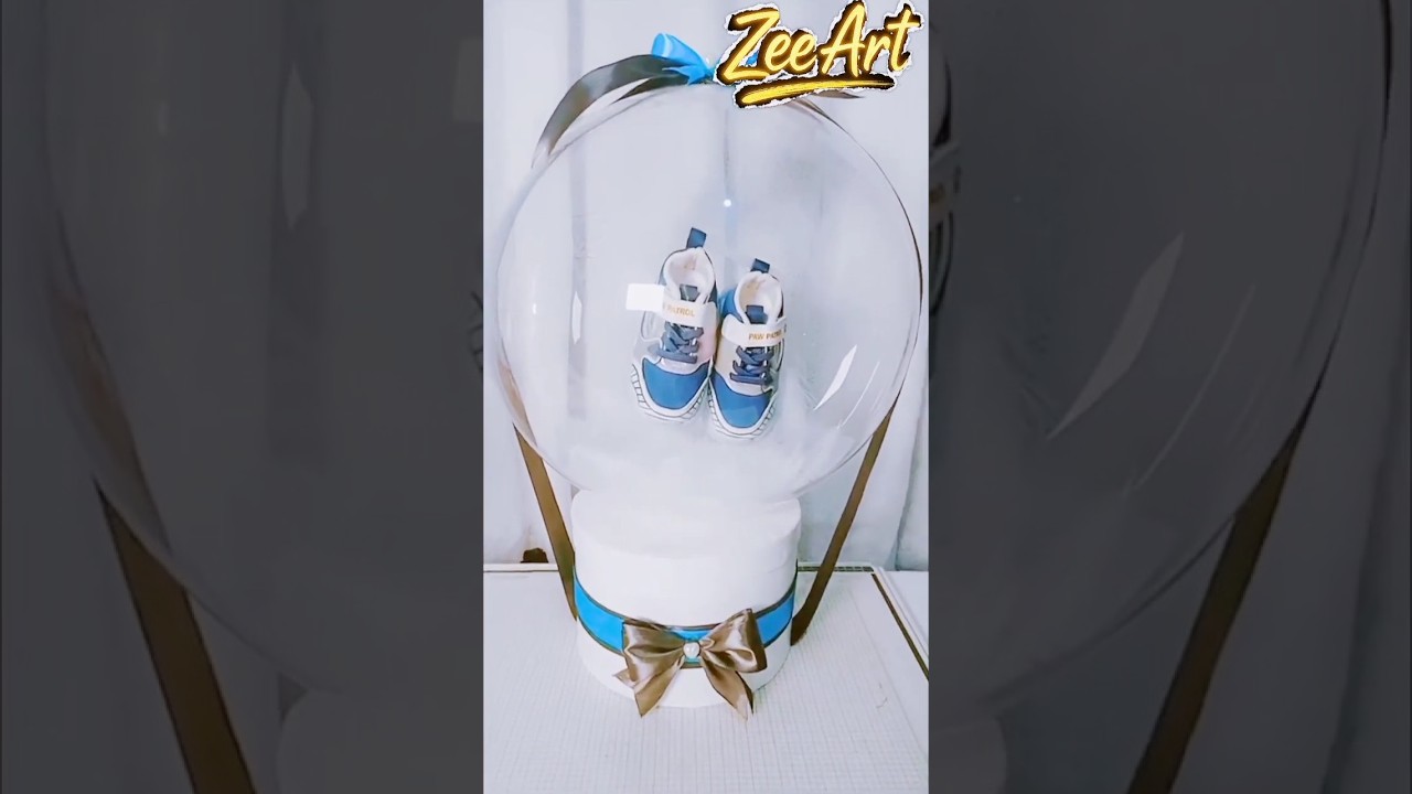 #Afordable bubble balloon stuffed with baby shower Gifts
