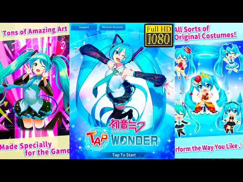Hatsune Miku - Tap Wonder Game Play Walkthrough | Wisdom Gamers