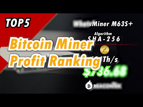 TOP 5 Bitcoin Miner Profit Ranking #mininghardware #bitcoin #top5 #invest #bitcoinmining #antminer