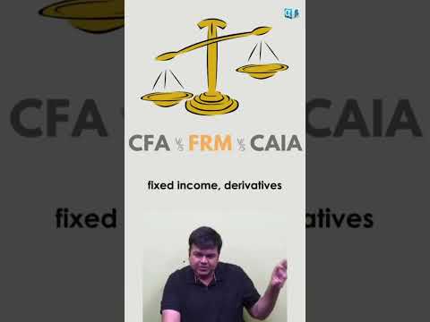 CFA vs FRM vs CAIA: Decode the best fit for your finance journey. #CFA #FRM #CAIA #Finance #Risk