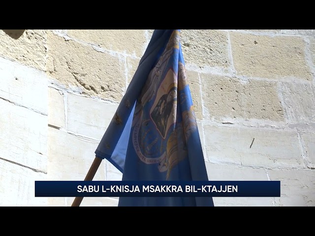 Sabu l-knisja ta' Santu Rokku msakkra bil-ktajjen - NETnews