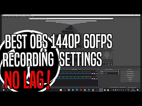 Best OBS Recording SETTINGS for 1440p 60fps (2022) (NO LAG)
