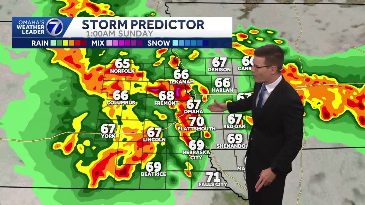Severe storms possible later Saturday, Saturday night in Omaha area
