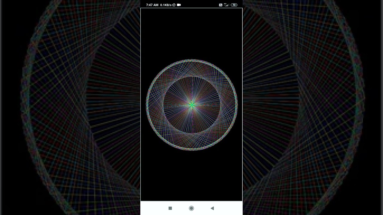Sharp Cool Circle Animation using Python Turtle Graphics in Python Programming🔥#shorts