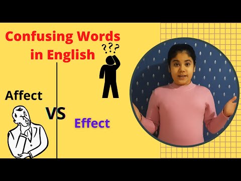 #English| Affect or Effect: Difference | Examples | Sentences | Commonly Confused Words - Part 1