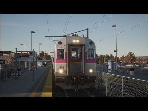Train Sim World 3 PS5 Boston Sprinter Operating MBTA Commuter Rail Train 810 to Boston Part 1