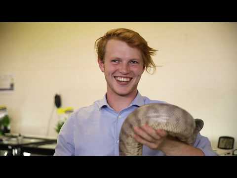 Meet Angus, he studies Wildlife Science