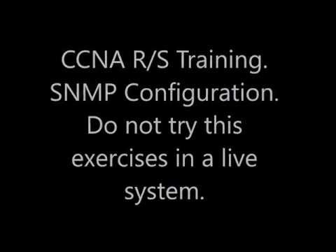 Cisco CCNA Routing and Switching SNMP Configuration Training