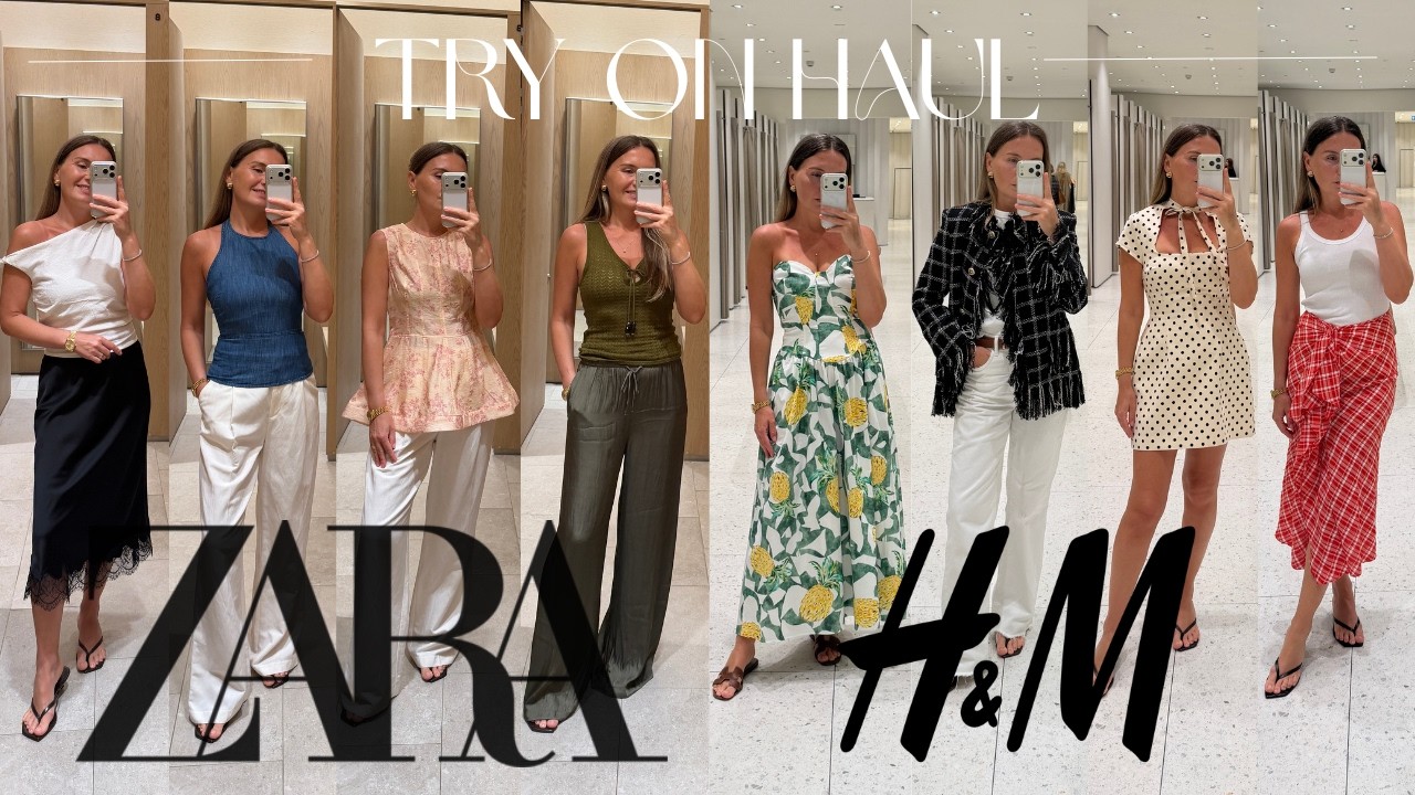 Newest ZARA and H&M *** | try On HAUL | ***