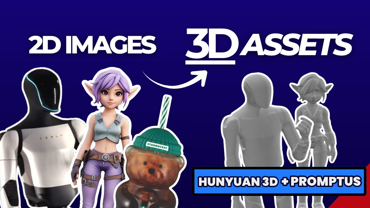 Turn ANY 2D Image Into a 3D Model (FREE + Open Source Workflow)