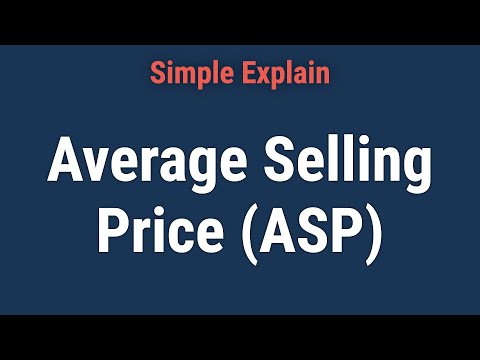 What Is Average Selling Price (ASP)?