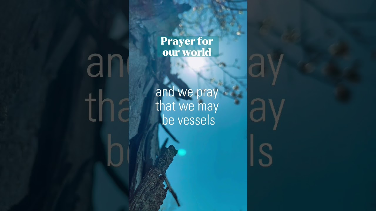 Prayer for our world|bring peace and reconciliation. Prayer by @Rise_inspire42