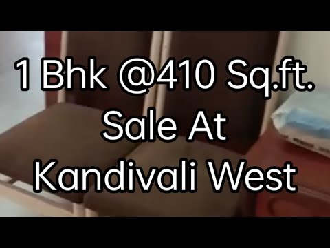 1 Bhk @410 Sq.ft. Sale At Kandivali West #1bhk #2bhk #flatsale #home #house #property #building