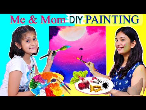 Me & Mom DIY Painting - Making Colours at Home | #Ad #DaagGharPeRahenge #MyMissAnand
