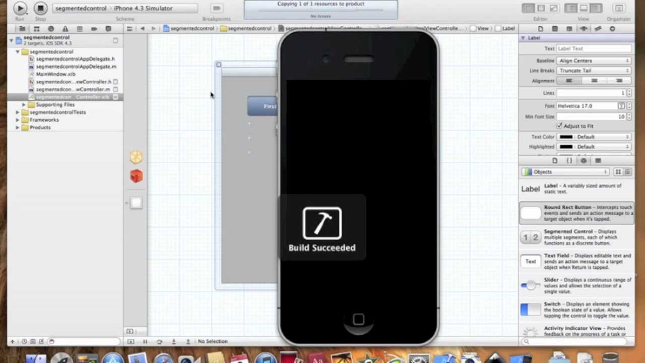 Xcode: Programming a Segmented Control