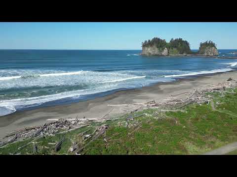 La Push WA Morning ocean waves
