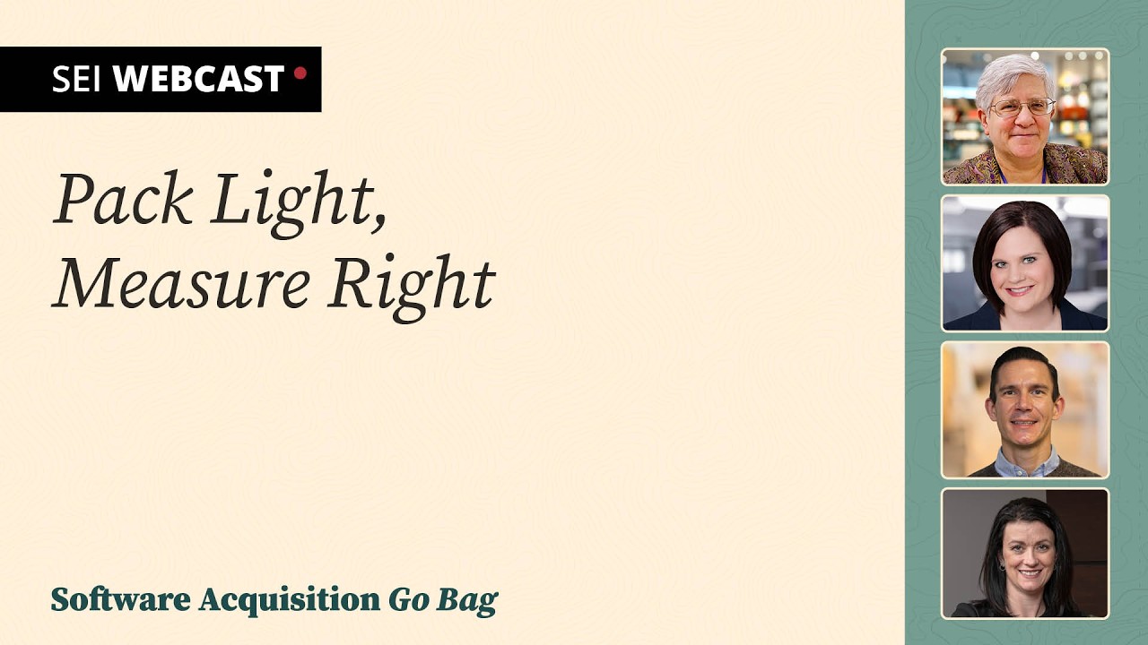 Software Acquisition Go Bag: Pack Light, Measure Right
