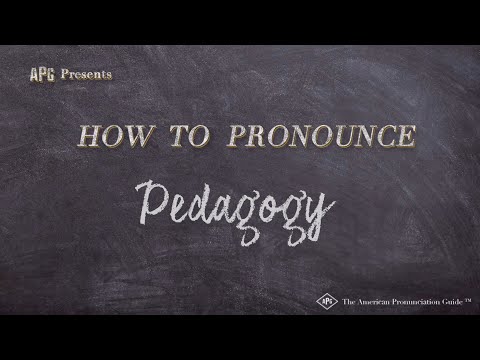 How to Pronounce Pedagogy (Real Life Examples!)