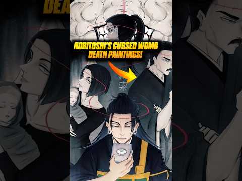 Noritoshi's Experiments & The Cursed Womb Death Paintings! #shorts #anime #jujutsukaisen #kenjaku