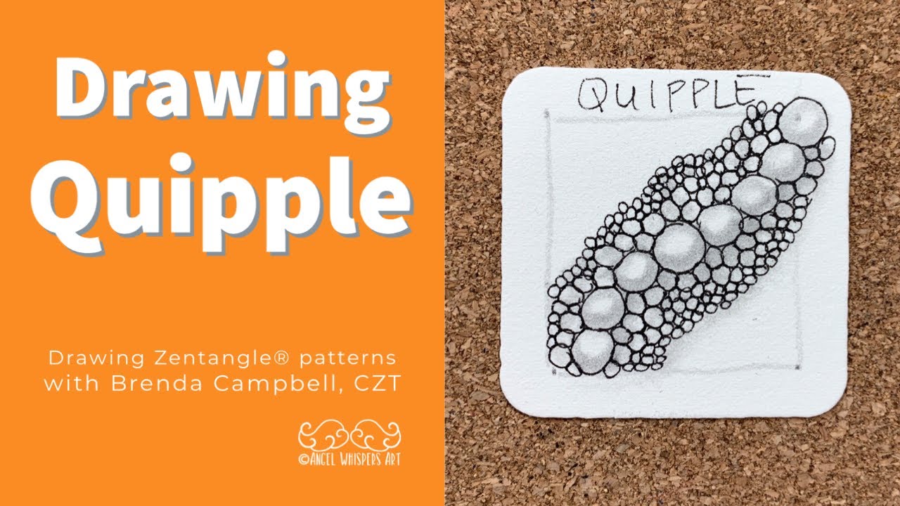 Zentangle® Patterns | Angel Whispers Art | Quipple