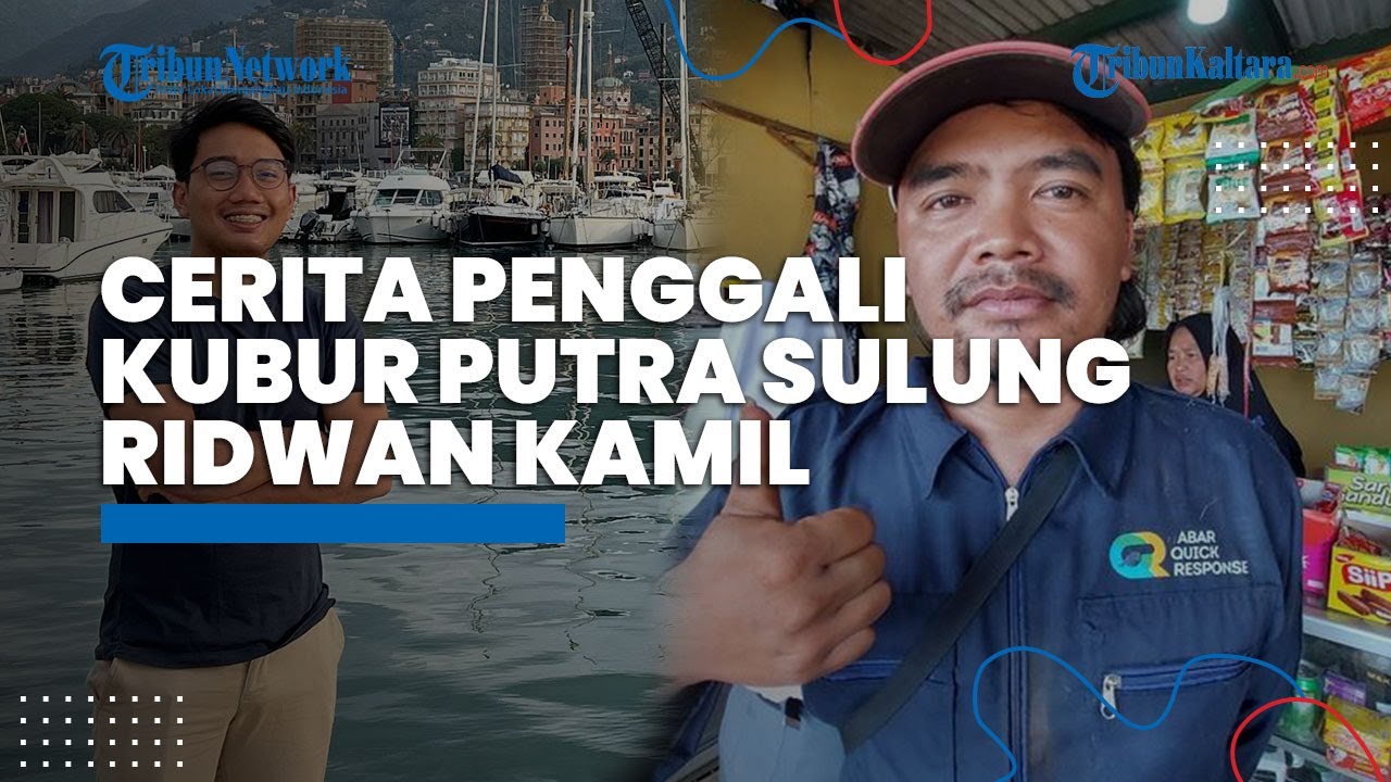 Cerita Beni Penggali Makam Putra Ridwan Kamil: Sampai Netes Air Mata ...