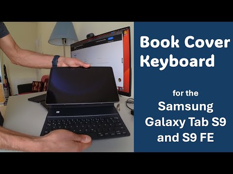 Samsung Book Cover Keyboard for the Galaxy Tab S9 and S9 FE