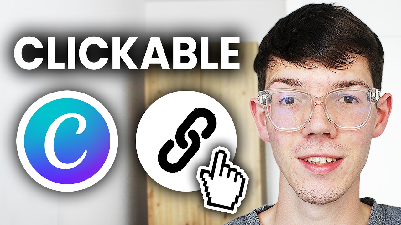 How To Add Clickable Link/Button In Canva - Step By Step