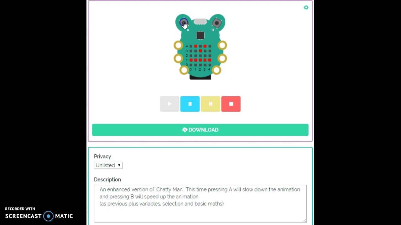 CodeBug Chatty Man (enhanced)