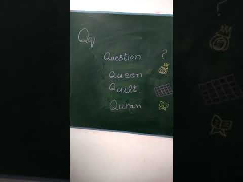 English words starting with word Q