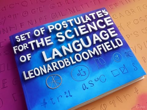 A Set of Postulates for the Science of Language - Entry: Public Domain Paper by Leonard Bloomfield