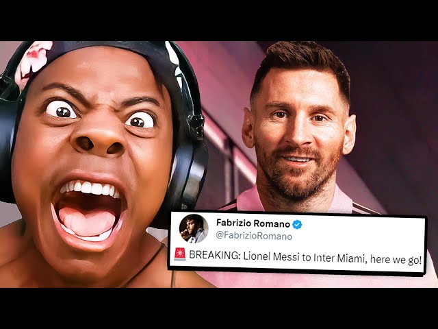 "Going to be two hours away from me" - IShowSpeed reacts as Messi ...