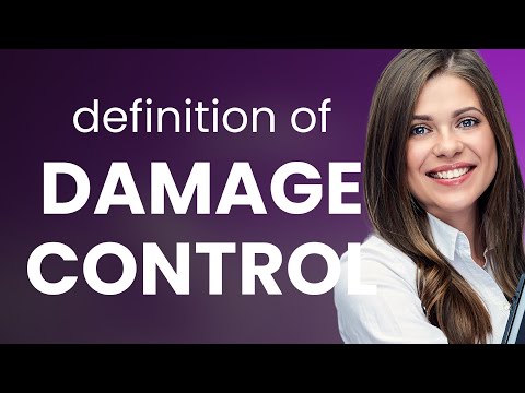 Damage control — DAMAGE CONTROL definition