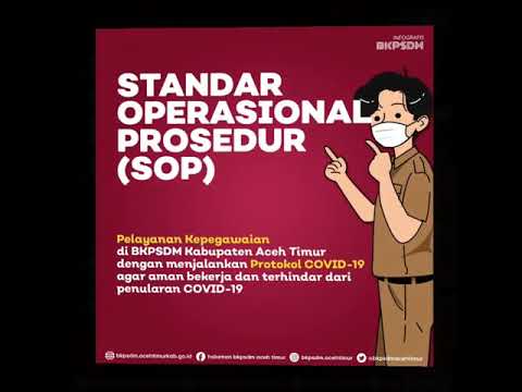 SOP Pelayanan Kepegawaian sesuai Protokol COVID-19