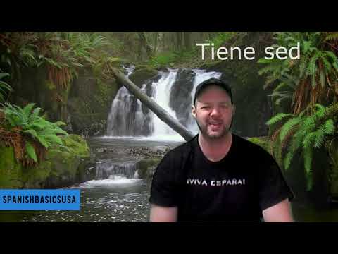 I'm thirsty in Spanish + more: Tener Sed