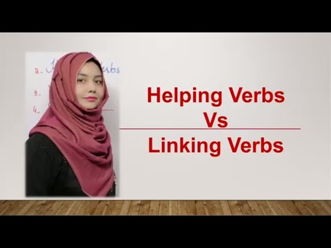 How to identify Linking Verbs and Helping Verbs | in Hindi | Urdu