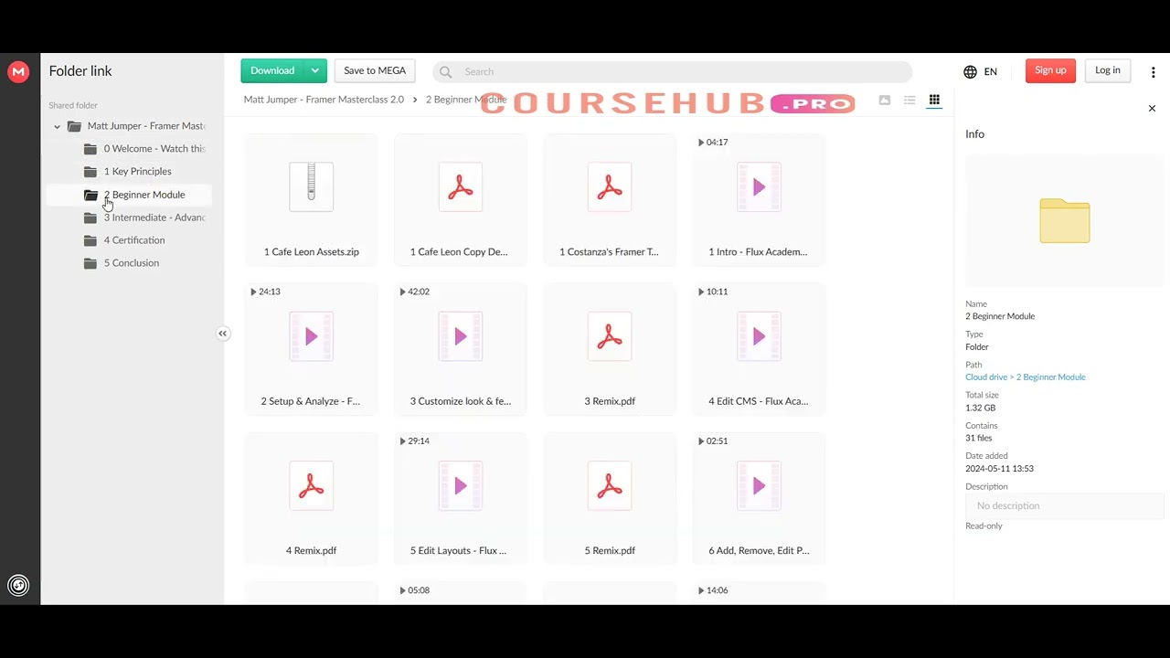 [Coursehub.pro] Matt Jumper – Framer Masterclass 2 0