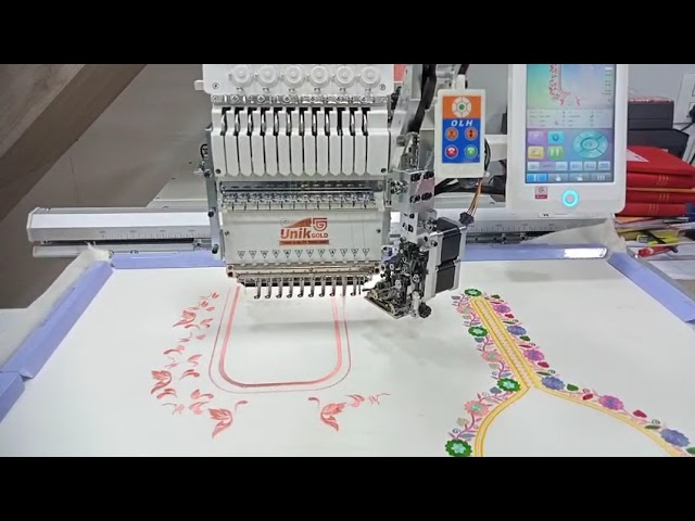 Cording Embroidery Machine - Fuwei Computrized Single Head Embroidery ...