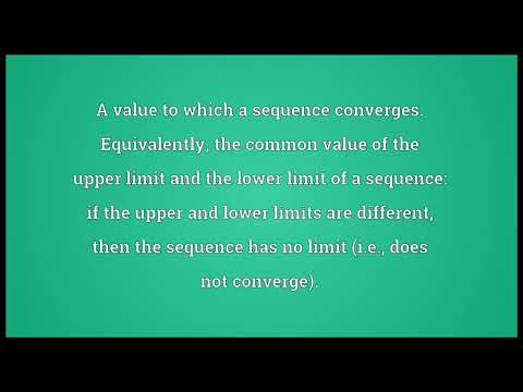 Limit Meaning