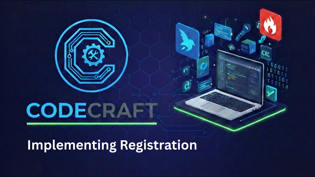 Implementing Registration in Flutter 🔥 Firebase Chat App Tutorial | CodeCraft (part 45)