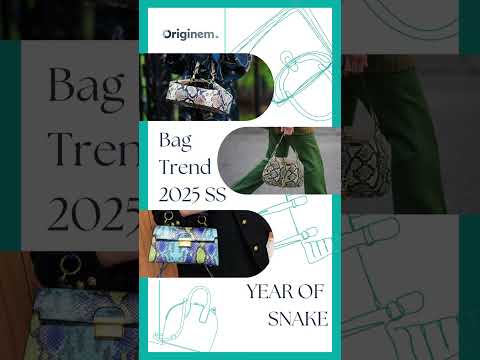 🔮 2025 SS Trend Alert: Snake Leather