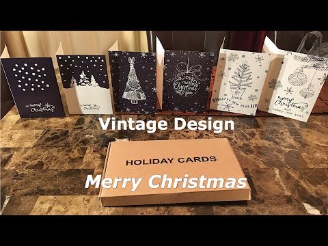 Vintage Design Christmas Greetings Cards -Review (Saturday Savings)