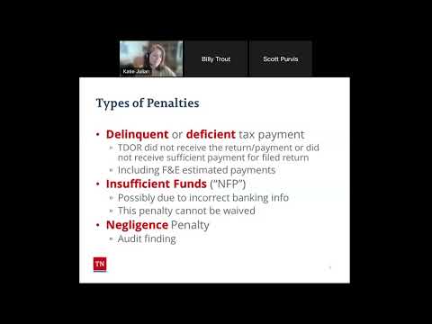Tax Webinar: State Tax Compliance and the Collections Process